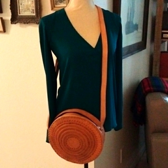 Bags Vintage Boho Leather Crossbody Poshmark